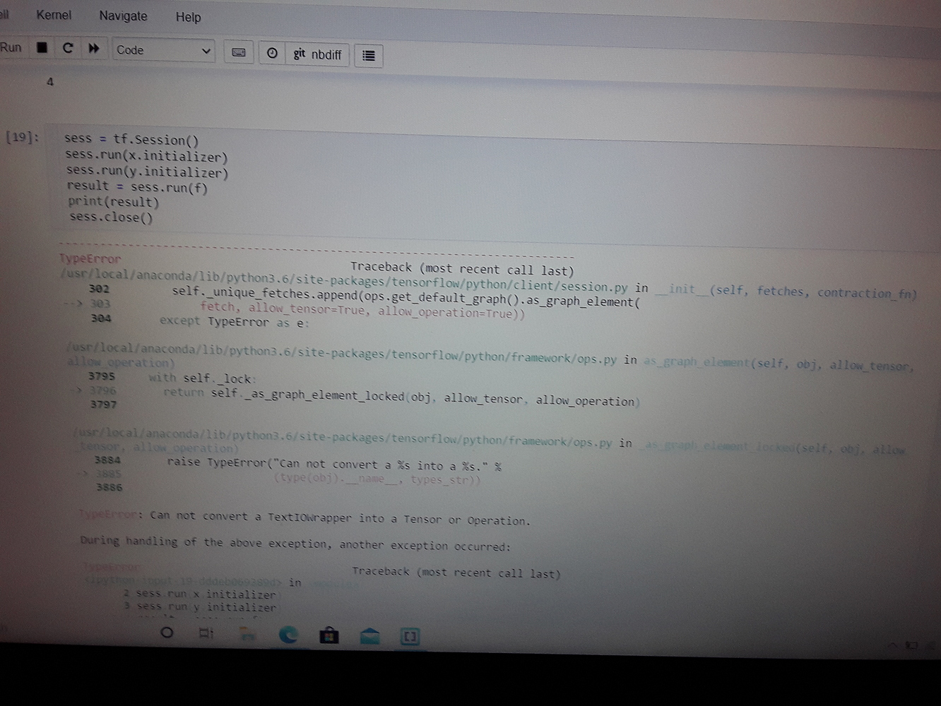 Tensorflow Code Error Deep Learning Cloudxlab Discussions