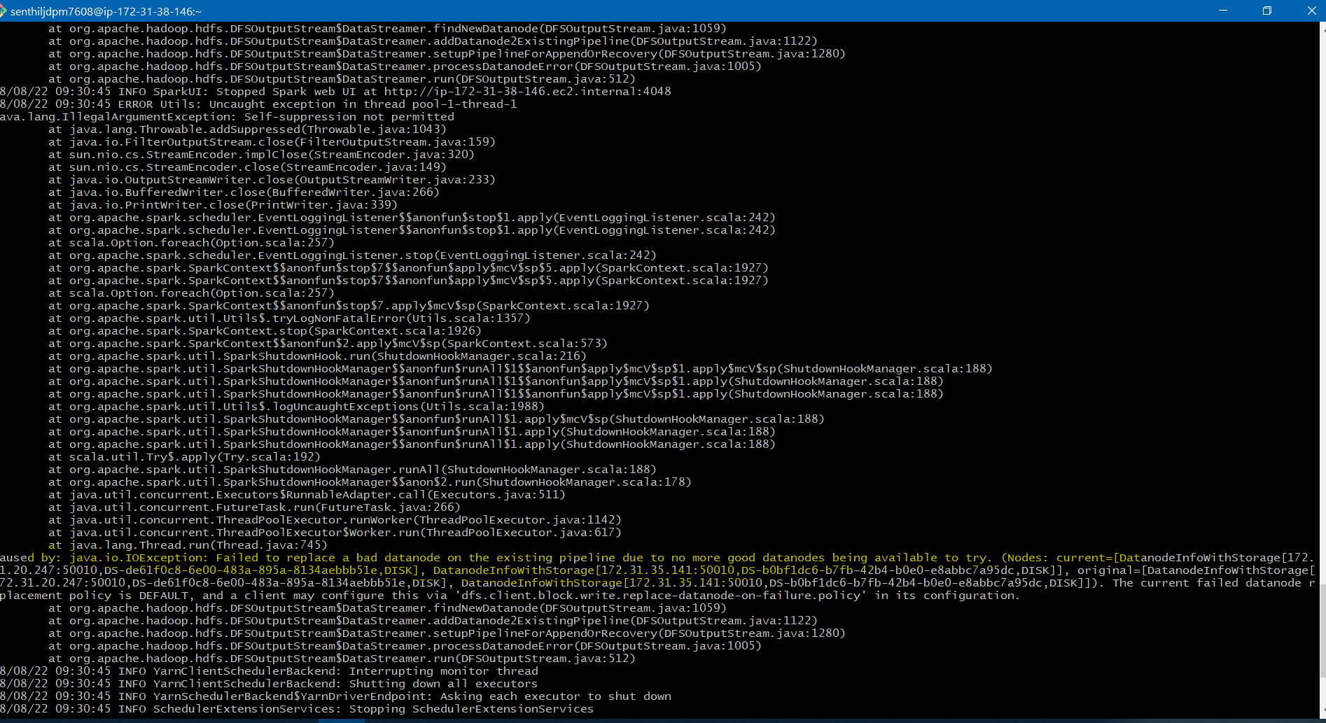 Spark-Submit insufficient memory issue - Lab Support - CloudxLab ... Spark-Submit insufficient memory issue - Lab Support - CloudxLab ...